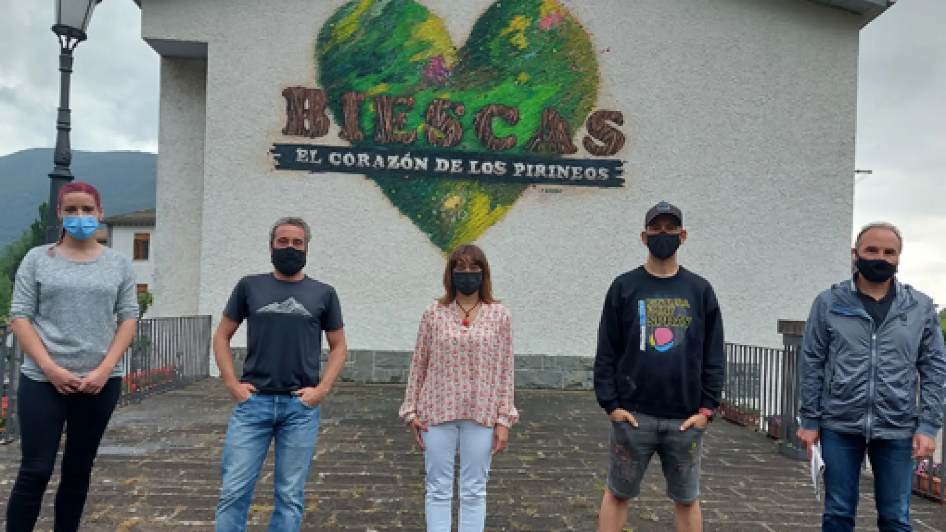 Biescas estrena eslogan y logo como “Corazón de los Pirineos”
