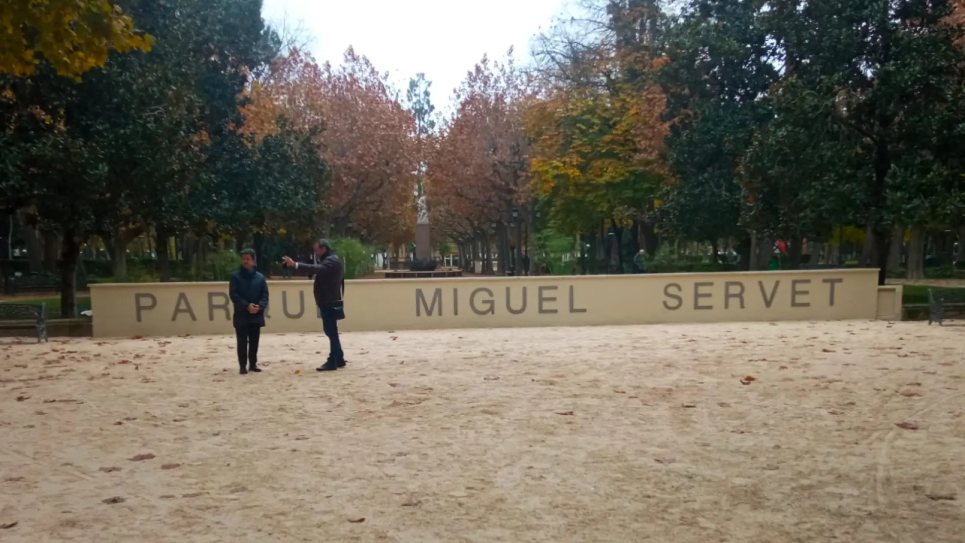 Finalizan las obras de reurbanización de viales del parque Miguel Servet