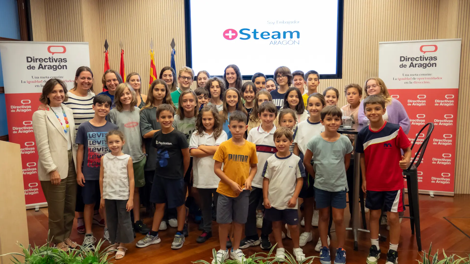 Jóvenes aragoneses se convierten en embajadores “+Steam”