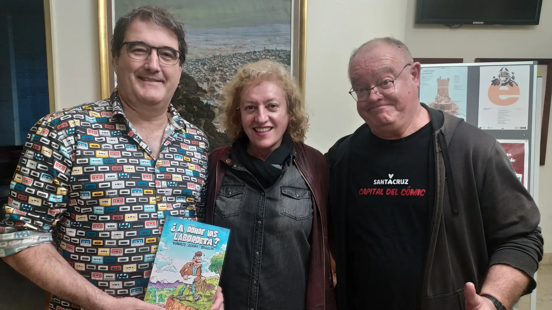 Labordeta vuelve a escena en formato tebeo