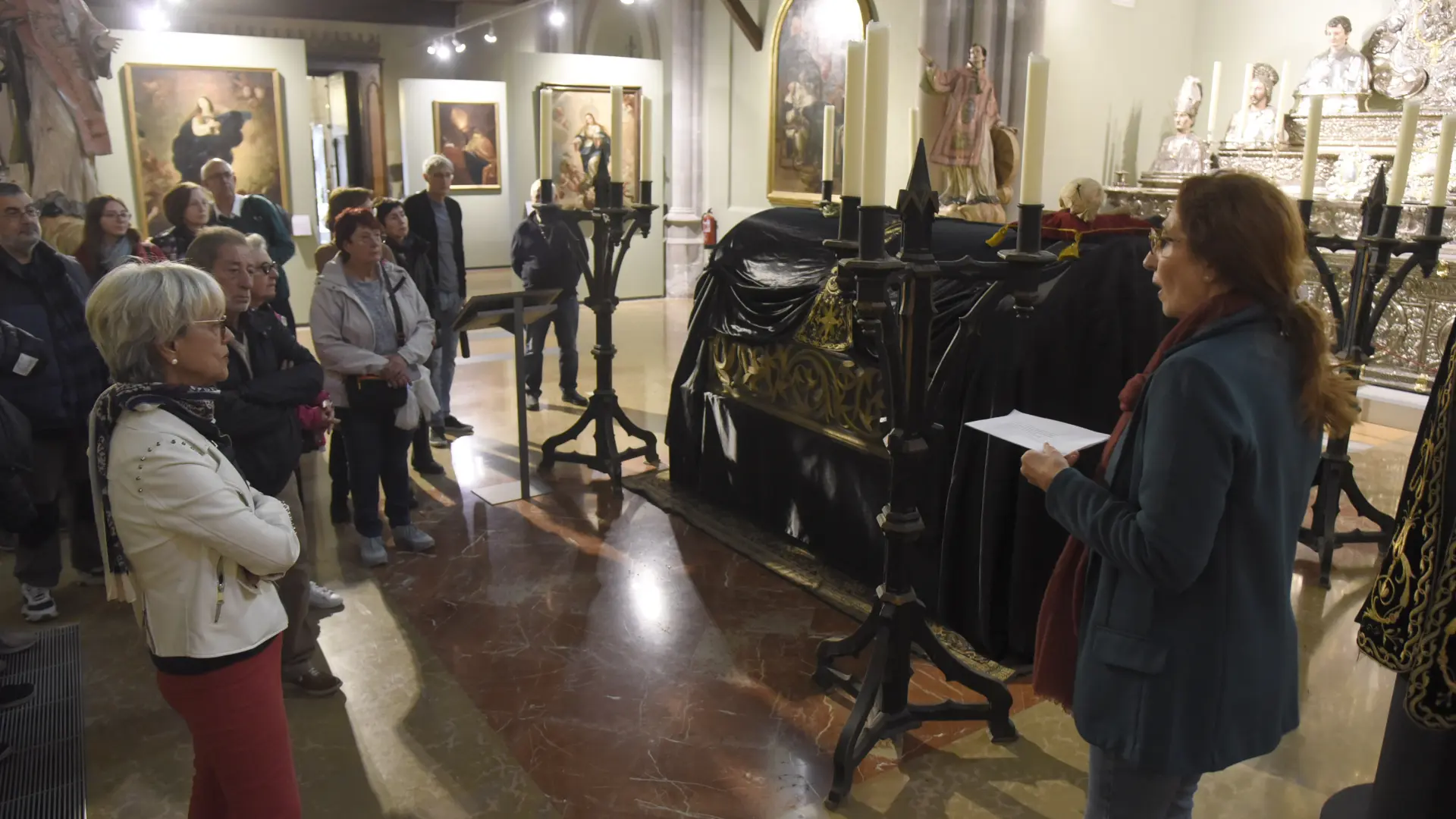 Un catafalco de difuntos y un bodegón ‘vanitas’ hablan de esperanza ...