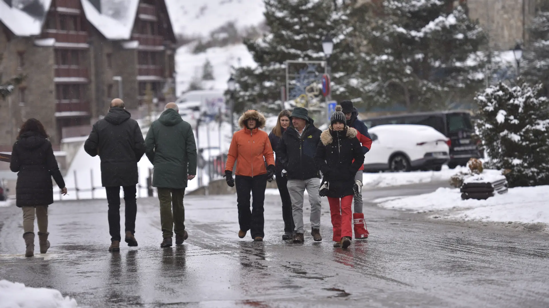 Nieve, lluvia y frío sí, pero nada comparable a la borrasca Filomena