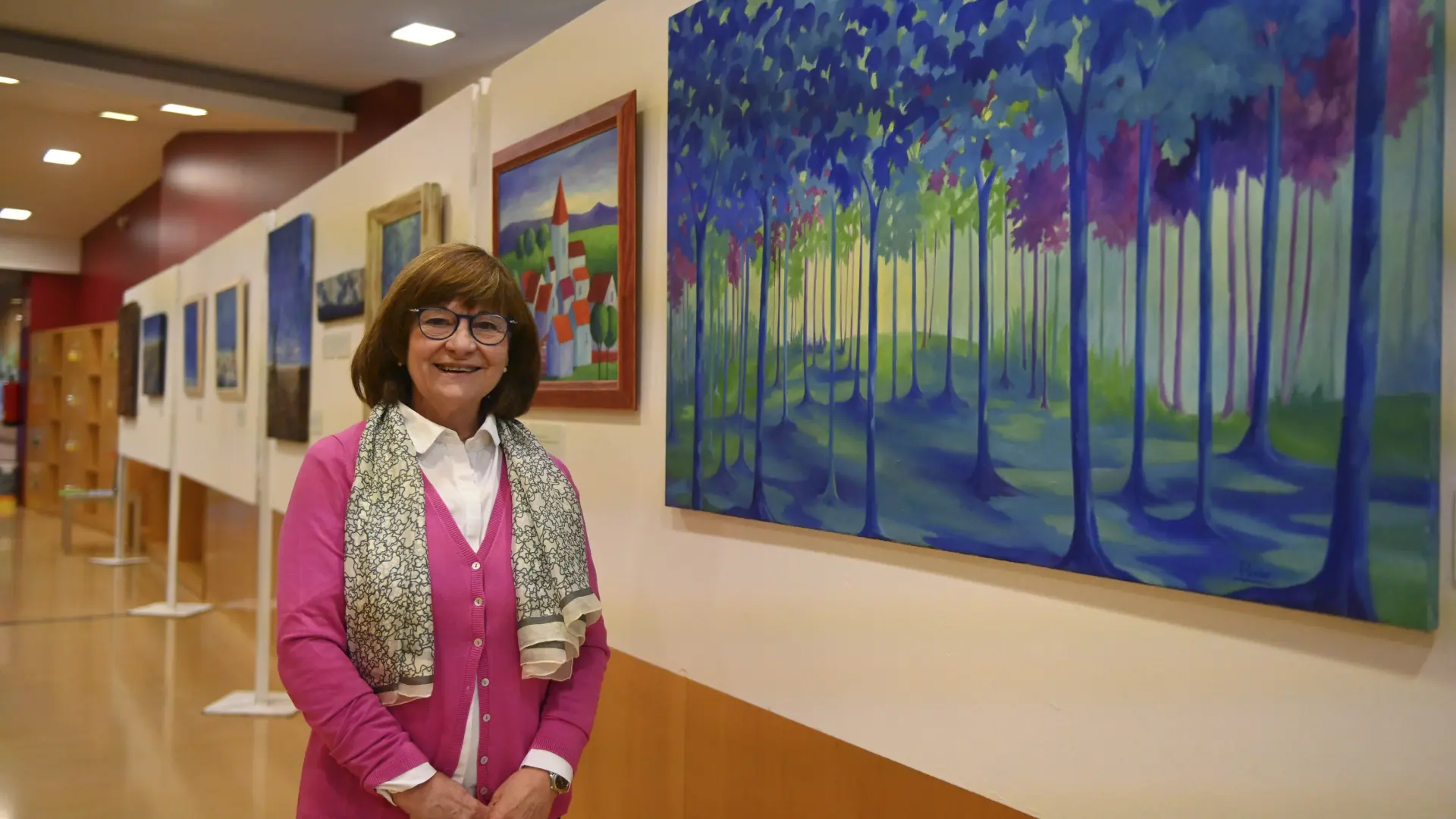 María José Povar expone sus pinturas inspiradas en ‘El hombre que ...