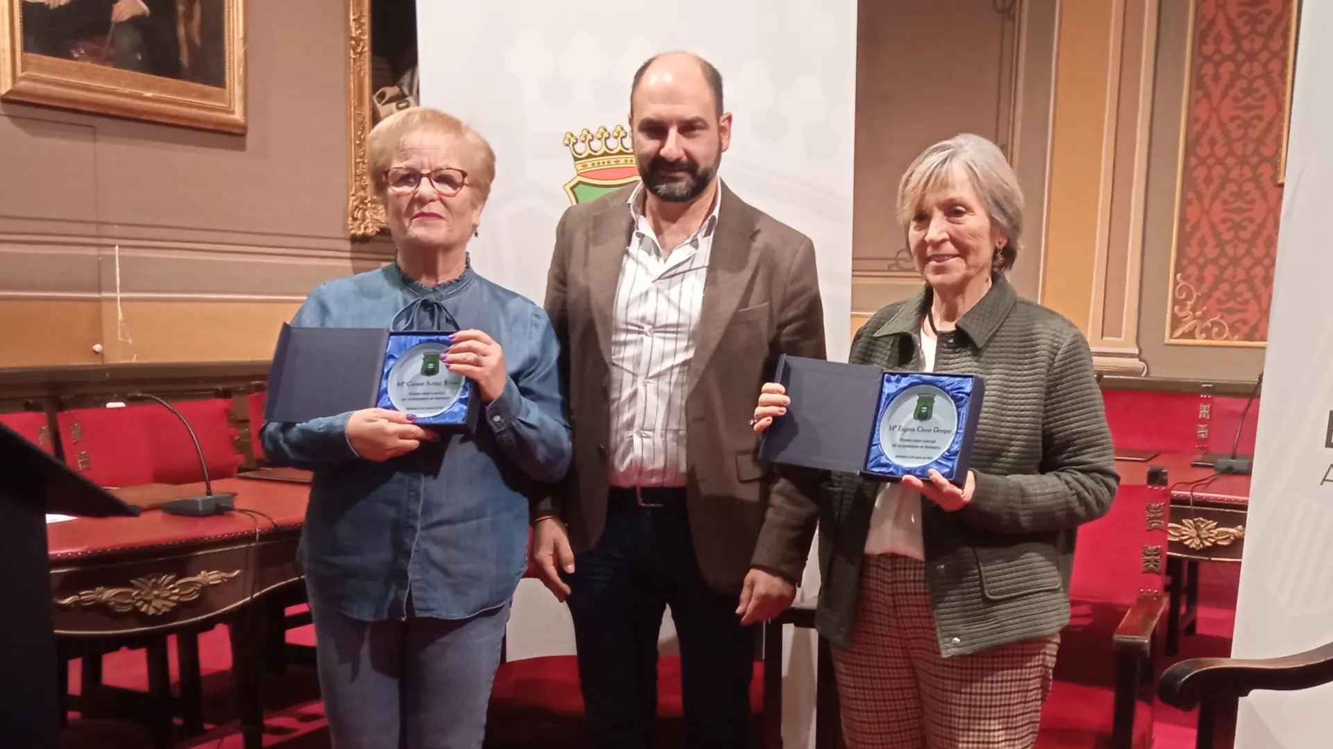 María Eugenia Claver y Carmen Solano. "las primeras en dar el paso"