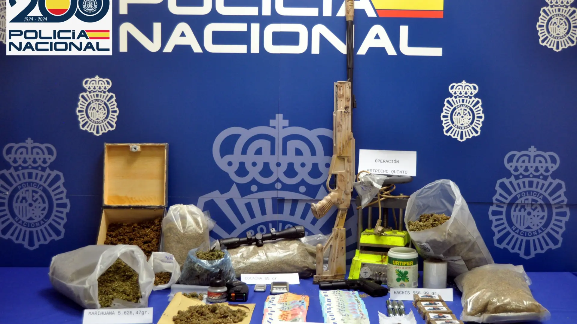 Seis detenidos y desmantelado un punto de venta de droga en el barrio de Santiago de Huesca