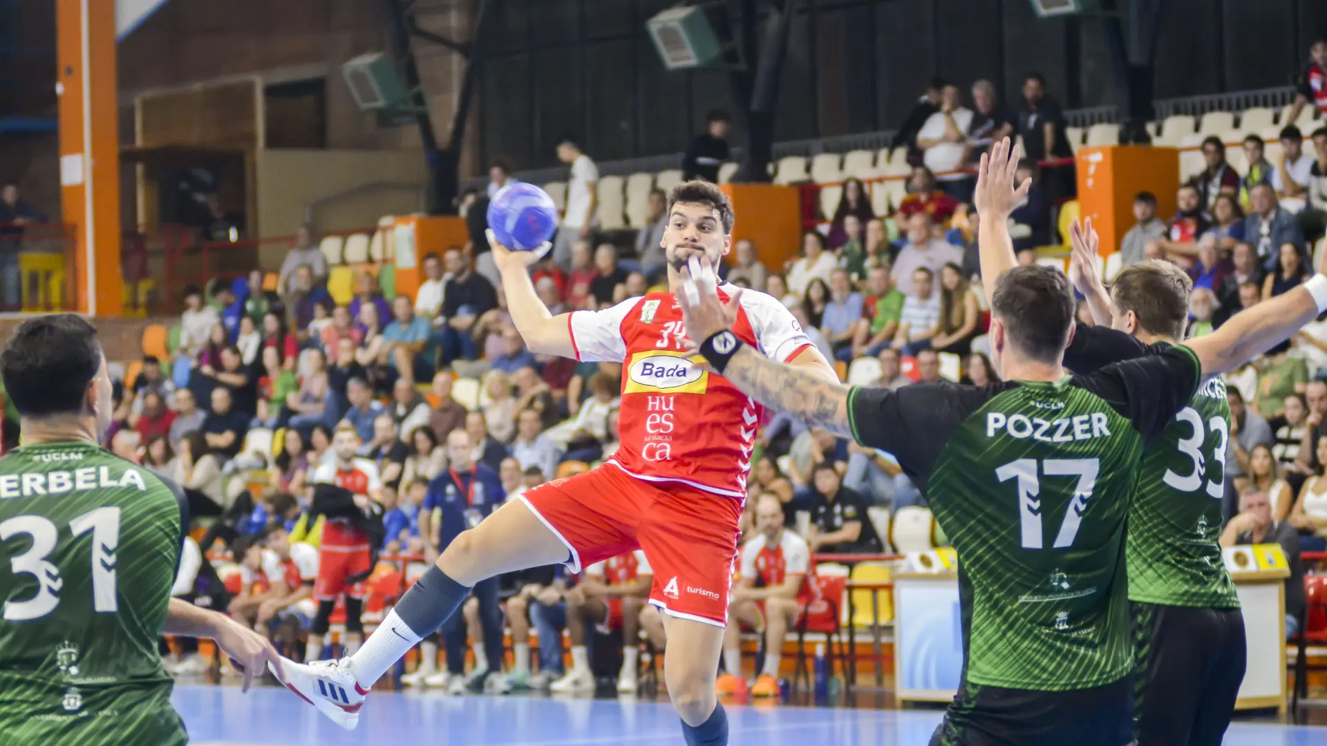 El Bada Huesca cede al final contra el empuje del Rebi Cuenca (35-34)