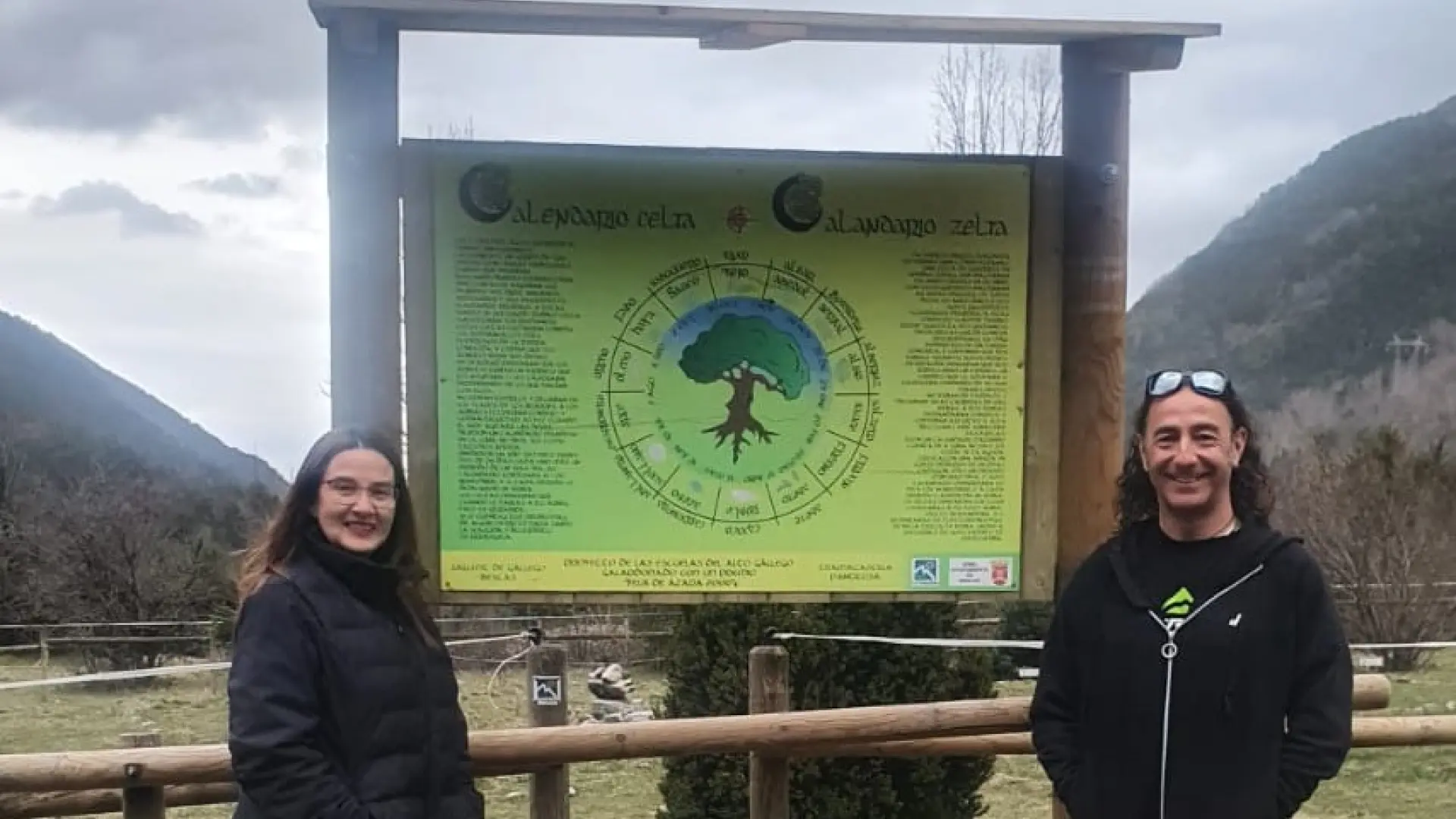 Restauradas mesas informativas en los dólmenes de Biescas