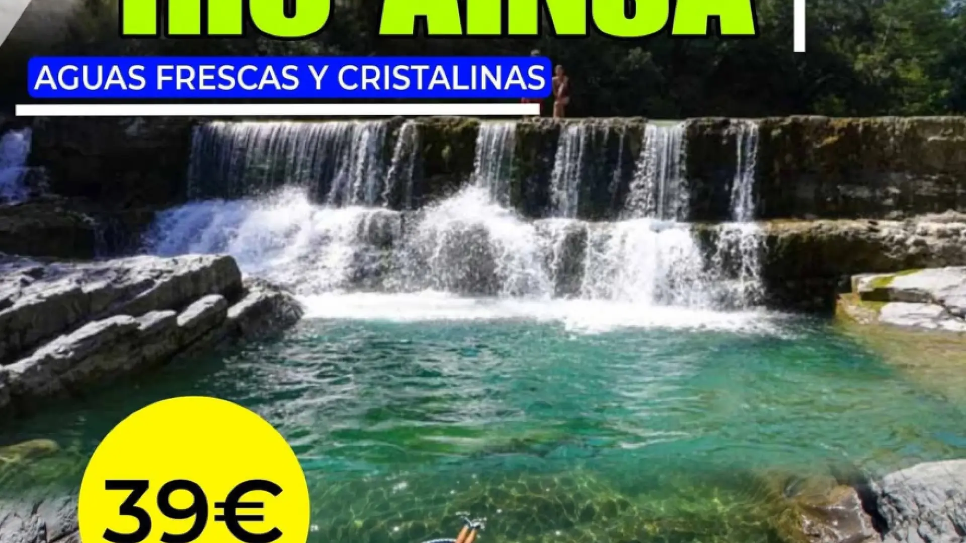 Agencias catalanas vuelven a promocionar escapadas para bañarse en el Ara y el Cinca