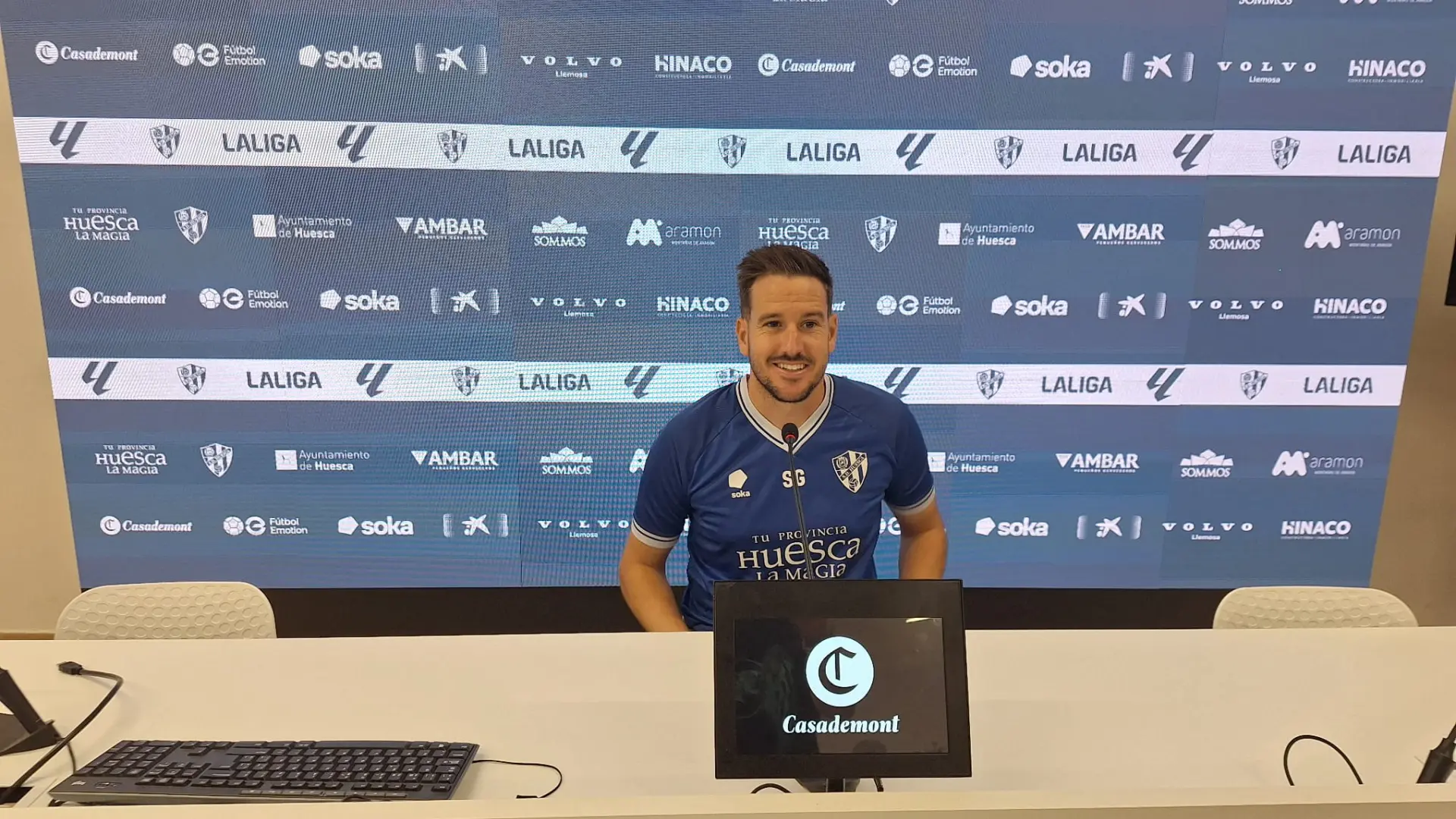 Guilló: "Espero una de las mejores entradas en El Alcoraz"