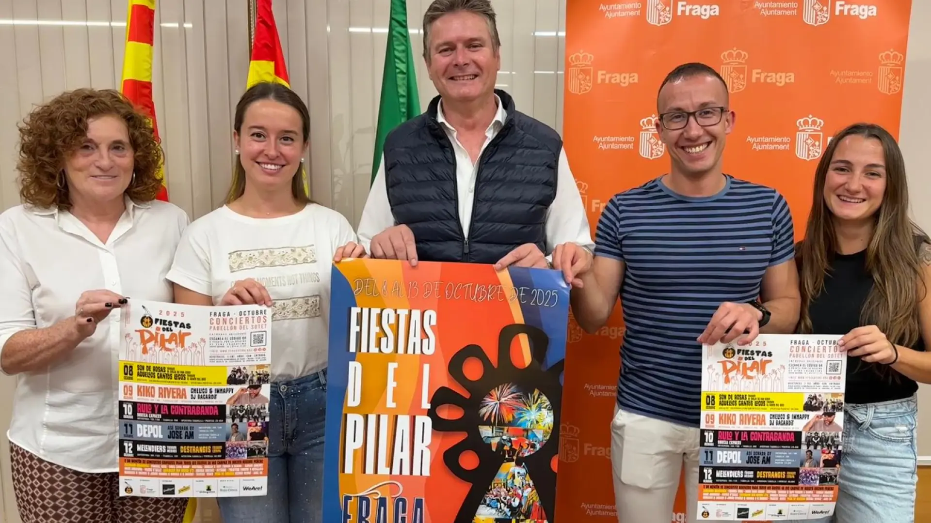 Fraga presenta unas fiestas del Pilar con más de 130 actividades