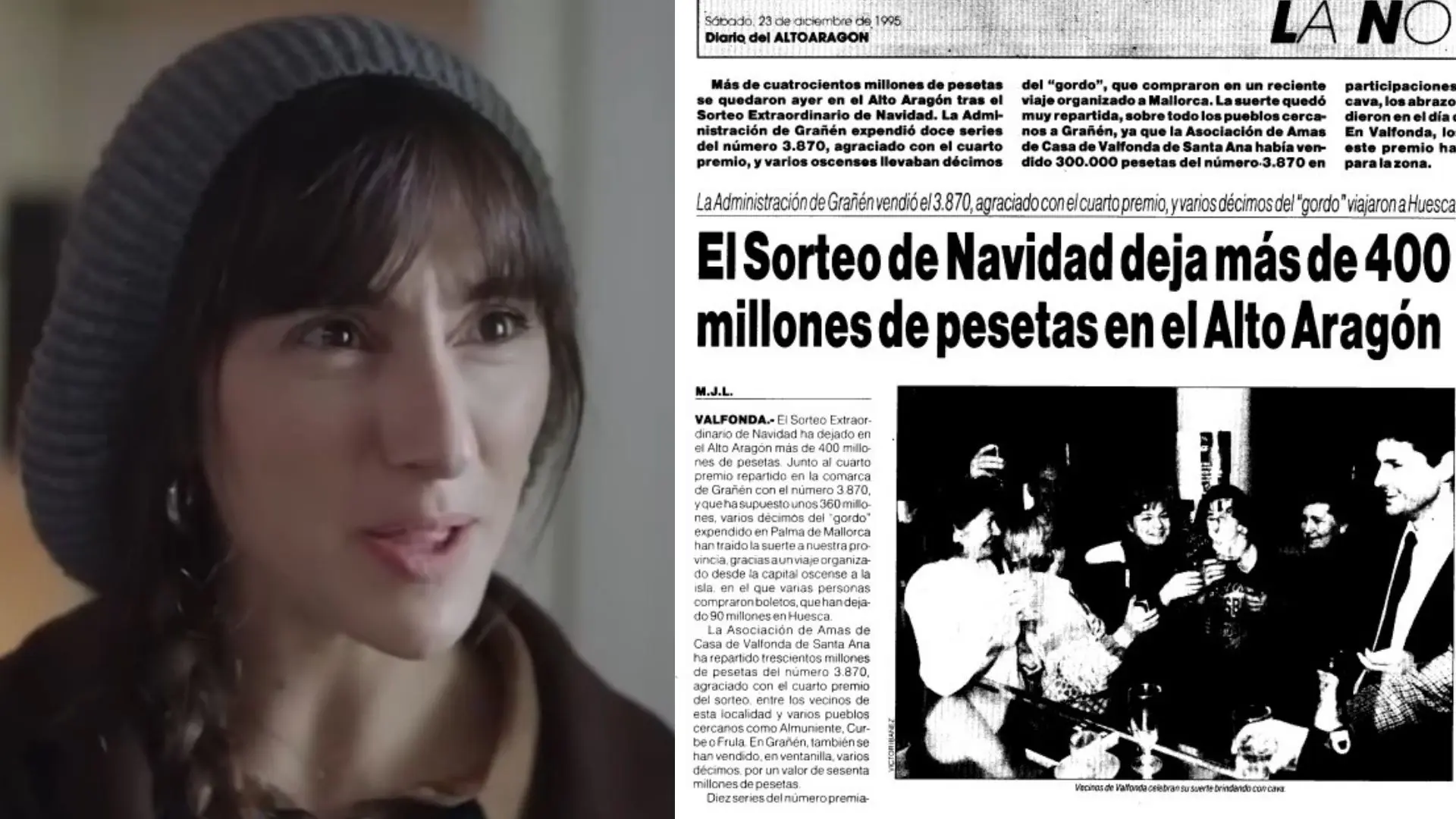 ¿Qué tienen en común el anuncio de la Lotería de Navidad y Huesca?