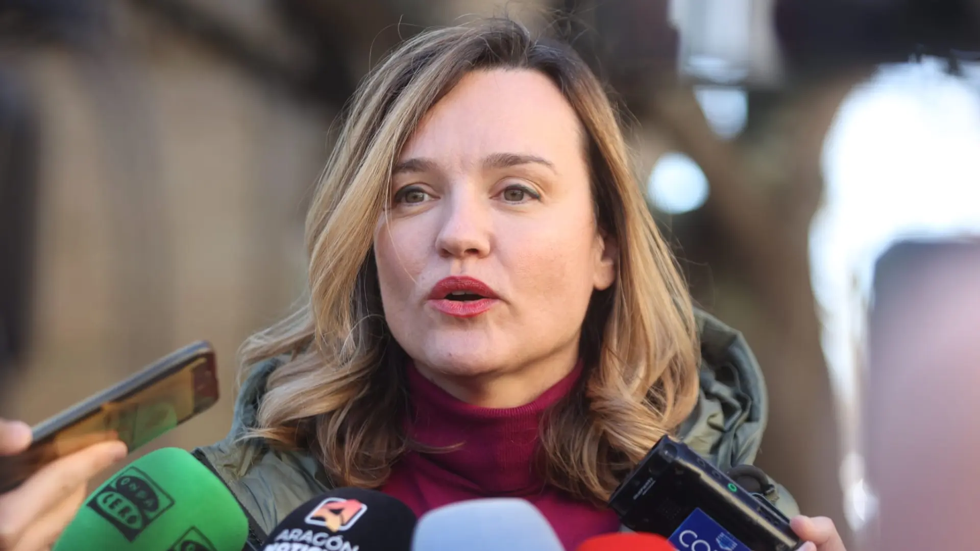 Pilar Alegría critica el uso de los fondos del Gobierno de Jorge Azcón