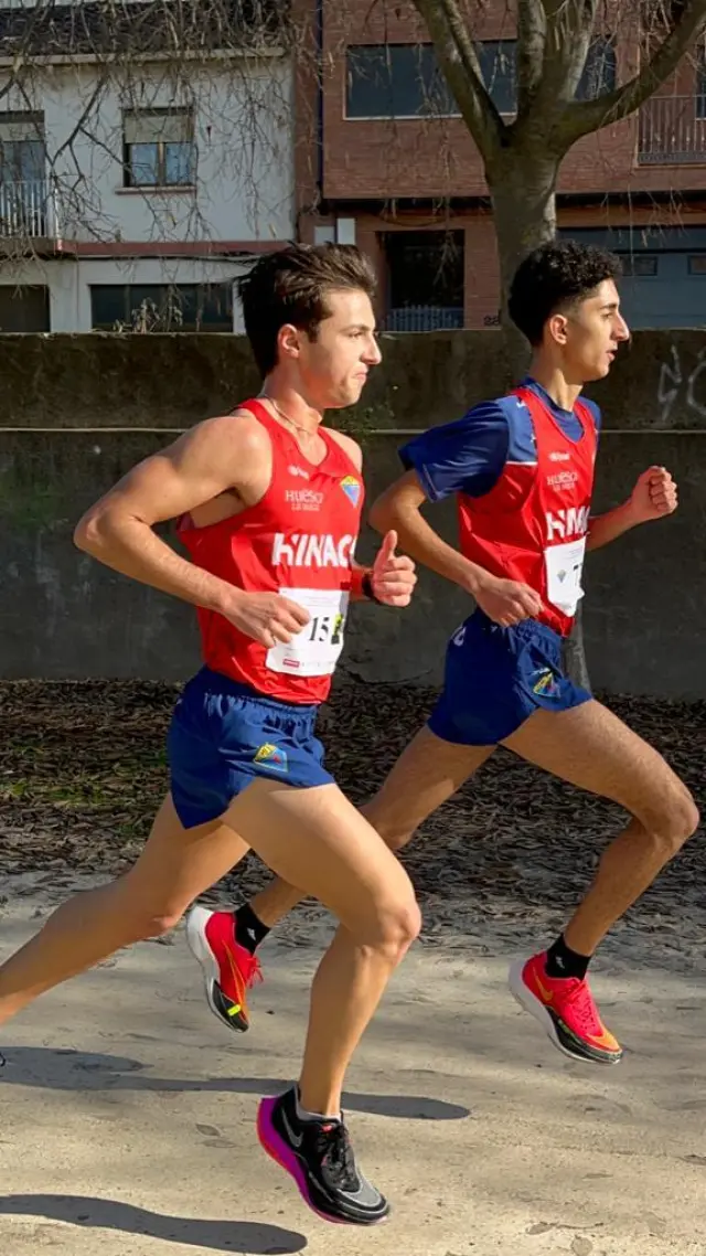 Noemi García y Jehad Janati se llevan el Cross del Turrón en Monzón
