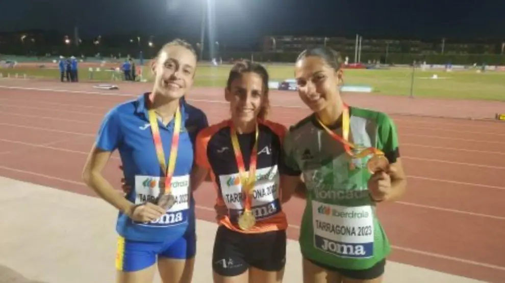 Espectacular oro de Elena Daniel en el 100 del Nacional Sub 23