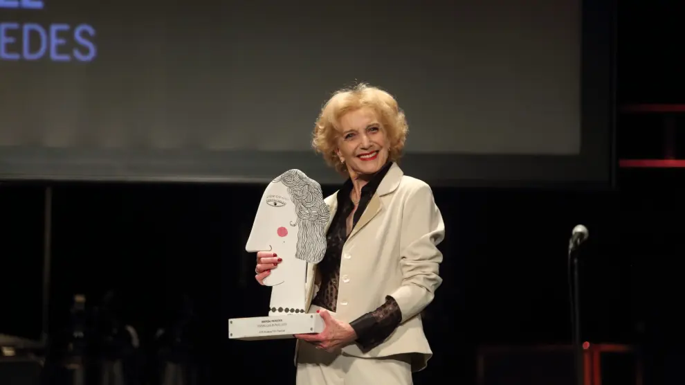Así fue el paso de Marisa Paredes por el Festival de Cine de Huesca