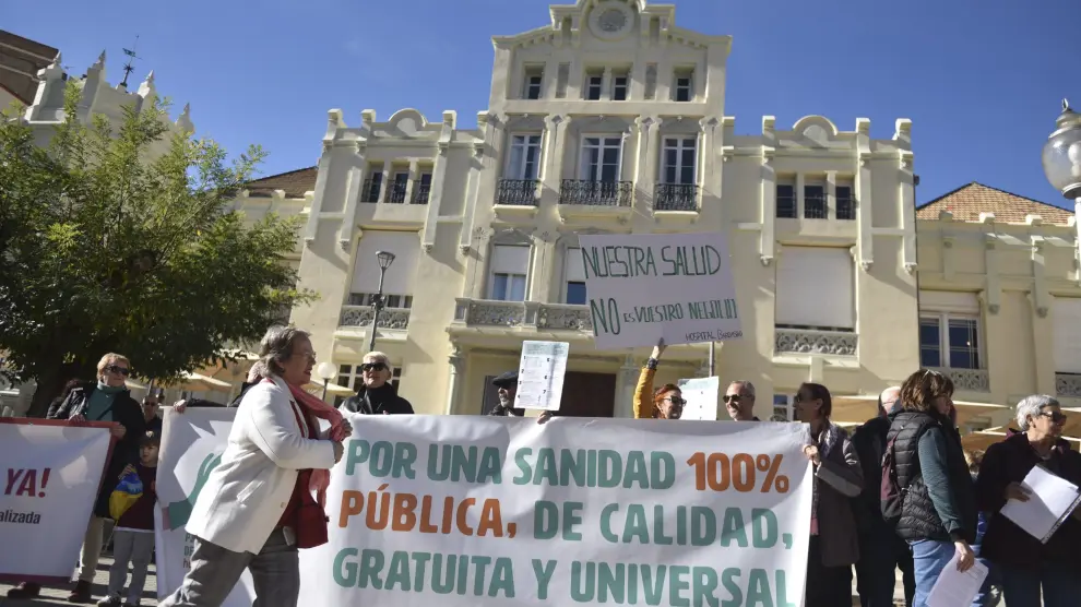Huesca reclama una mejor sanidad pública en la provincia