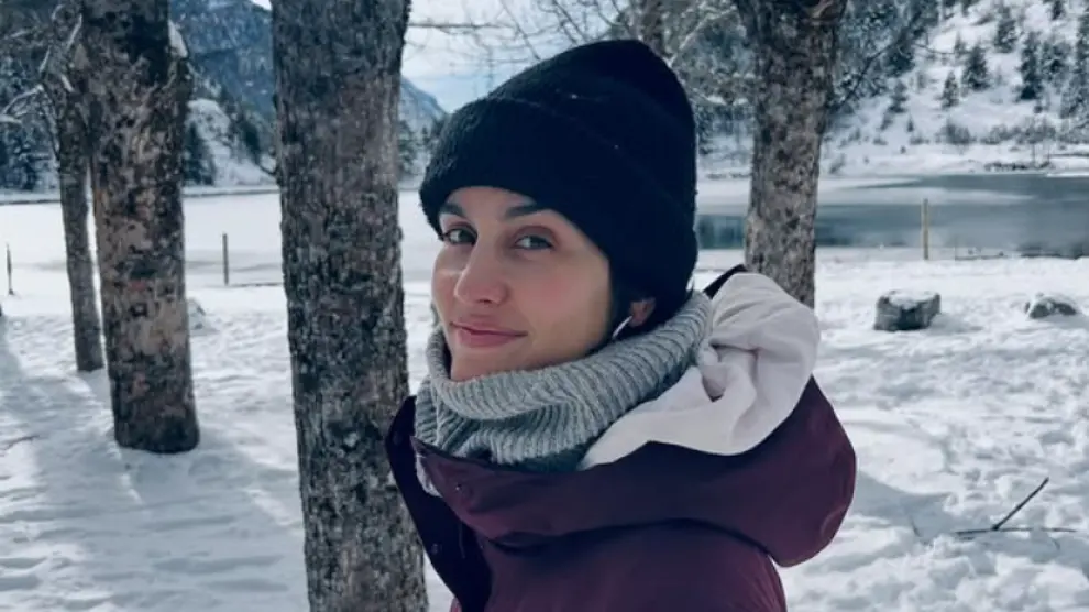 Megan Montaner vuelve a casa por Navidad