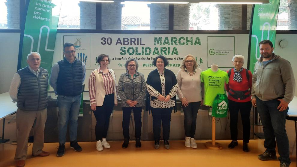 La IX Marcha Solidaria de la AECC en Graus