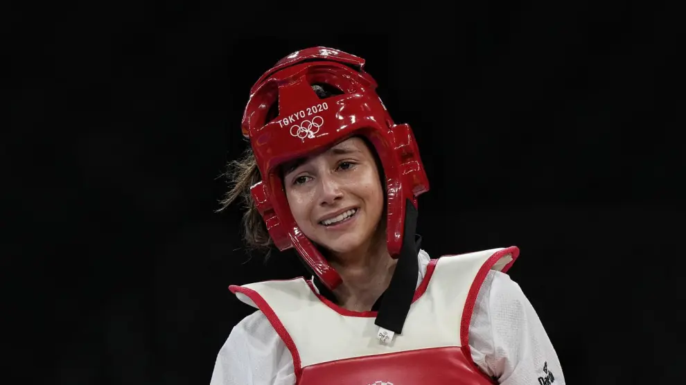 Adriana Cerezo, en taekwondo, da a España la primera medalla