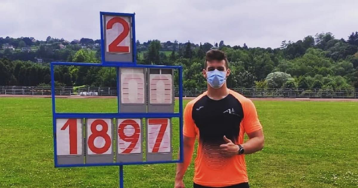 Estratosférico récord de Javi Cruz en lanzamiento de disco