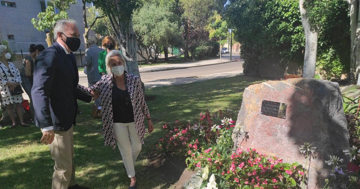 Zaragoza recuerda con una placa la memoria de Publio Cordón