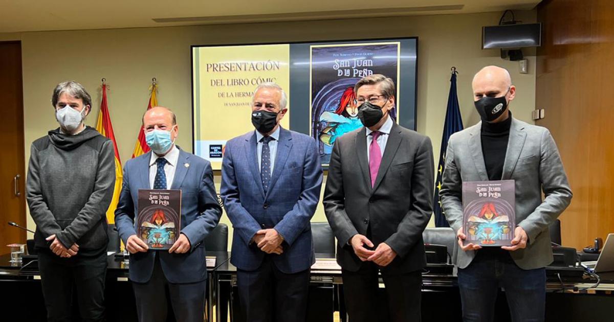 ‘San Juan de la Peña’ reúne en un cómic historia y aventuras