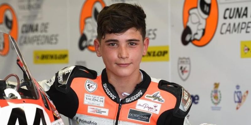 Fallece el onubense Hugo Millán, de 14 años, en accidente en Motorland