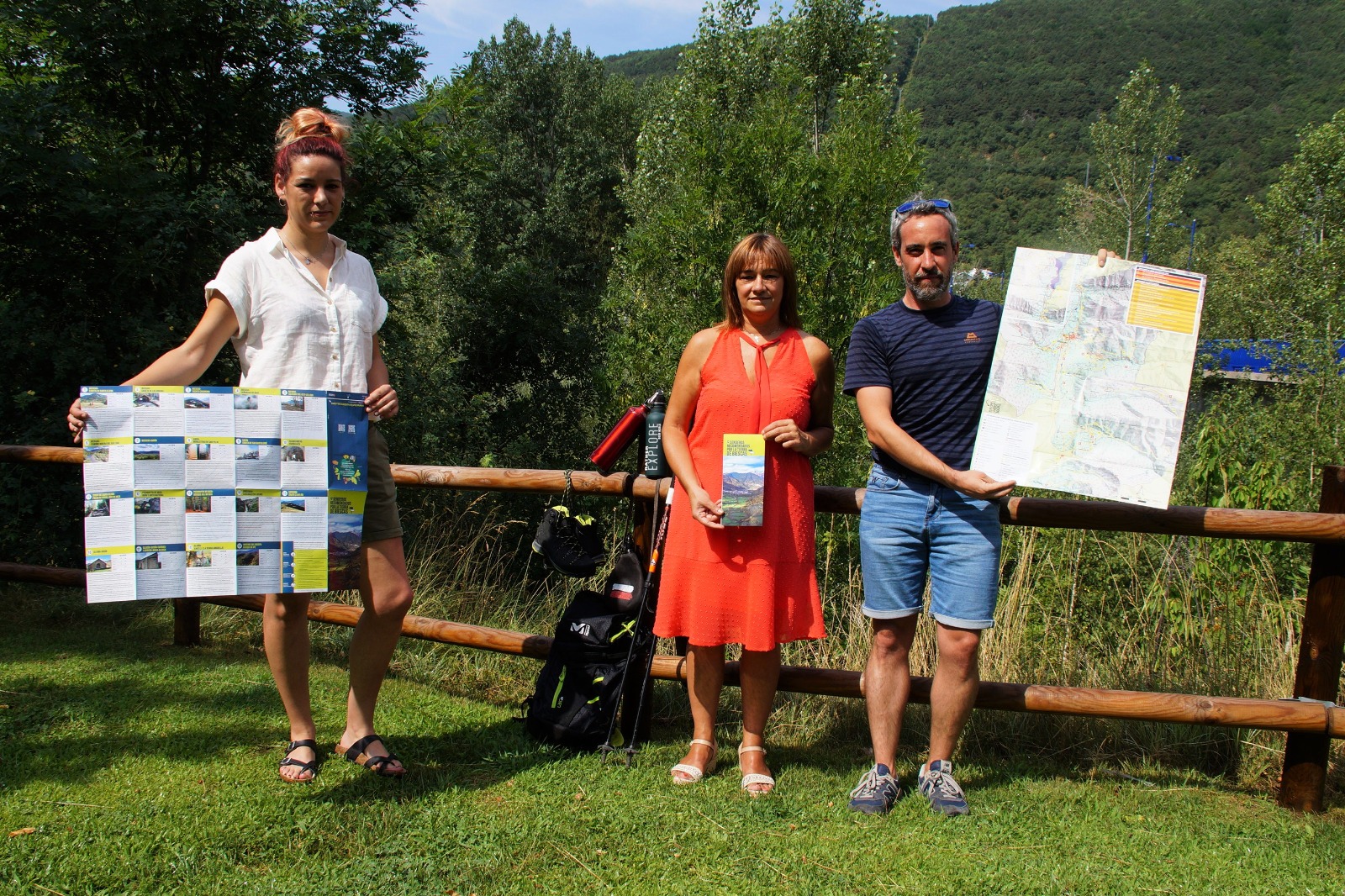 Biescas desvela sus rincones con un nuevo mapa de senderos