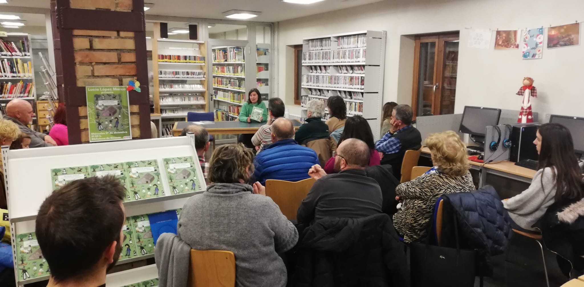 Lucia López Marco presenta ‘Haciendo Malleta’ en la biblioteca de Biescas