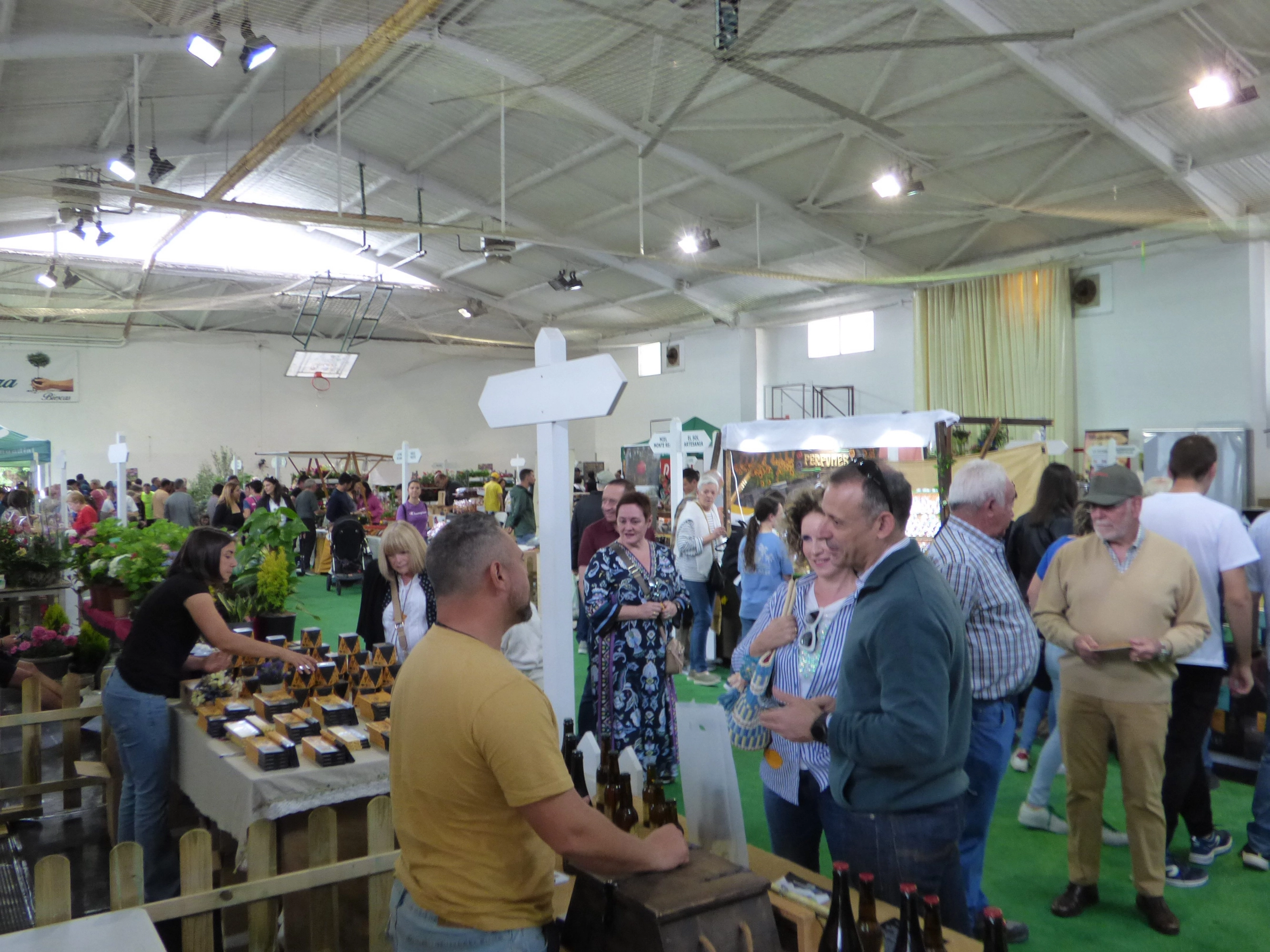 Biescas cierra su Feria de la Primavera con el paso de unas 11.000 personas