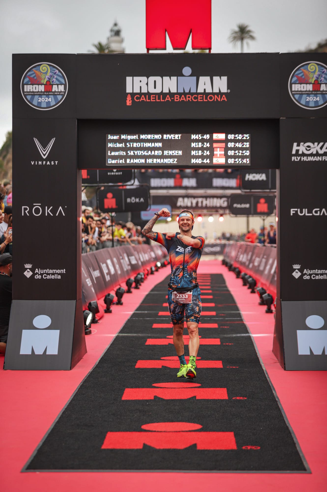 Gran papel de Dani Ramón Hernández en el IronMan de Calella