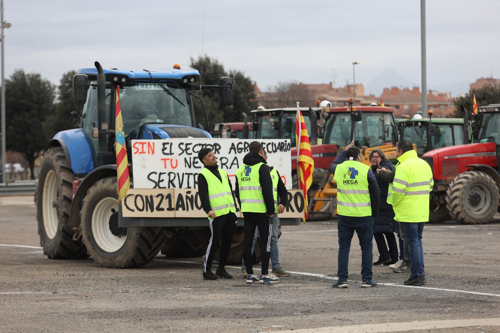 Concentración de Hega este lunes en Huesca