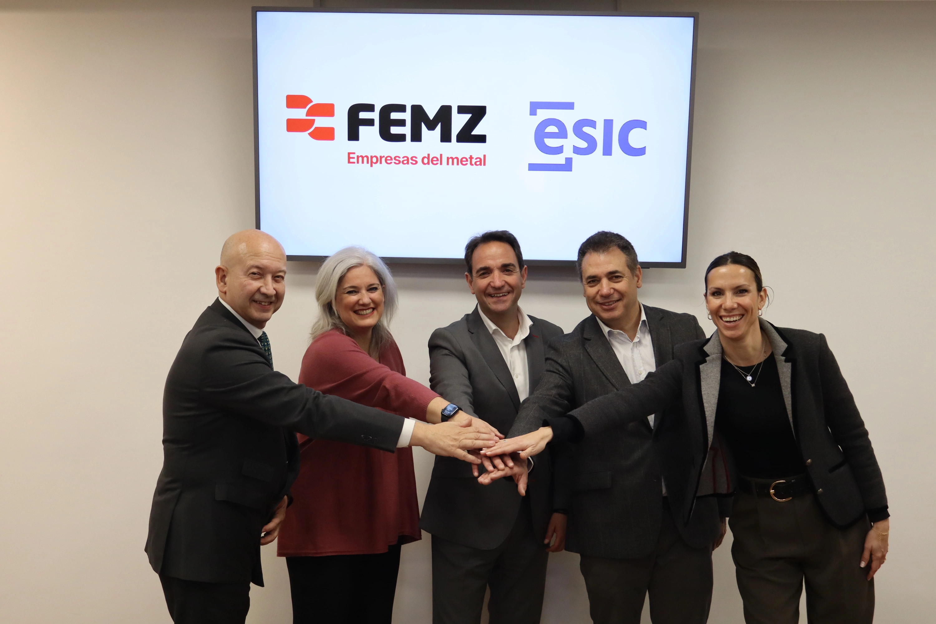 FEMZ y ESIC Aragón firman un convenio para impulsar la formación y el desarrollo del sector metal