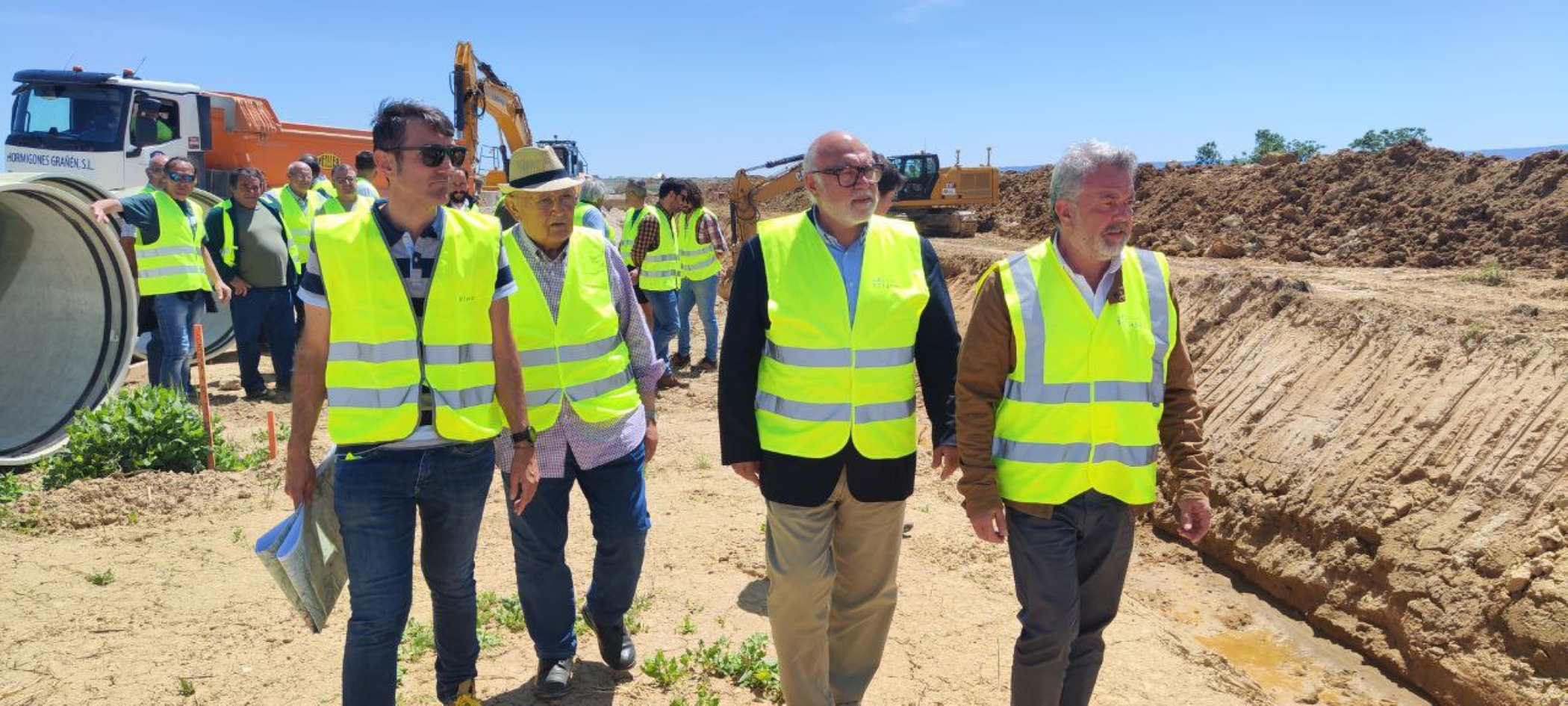 El presidente de SEIASA visita las obras de modernización de los ...