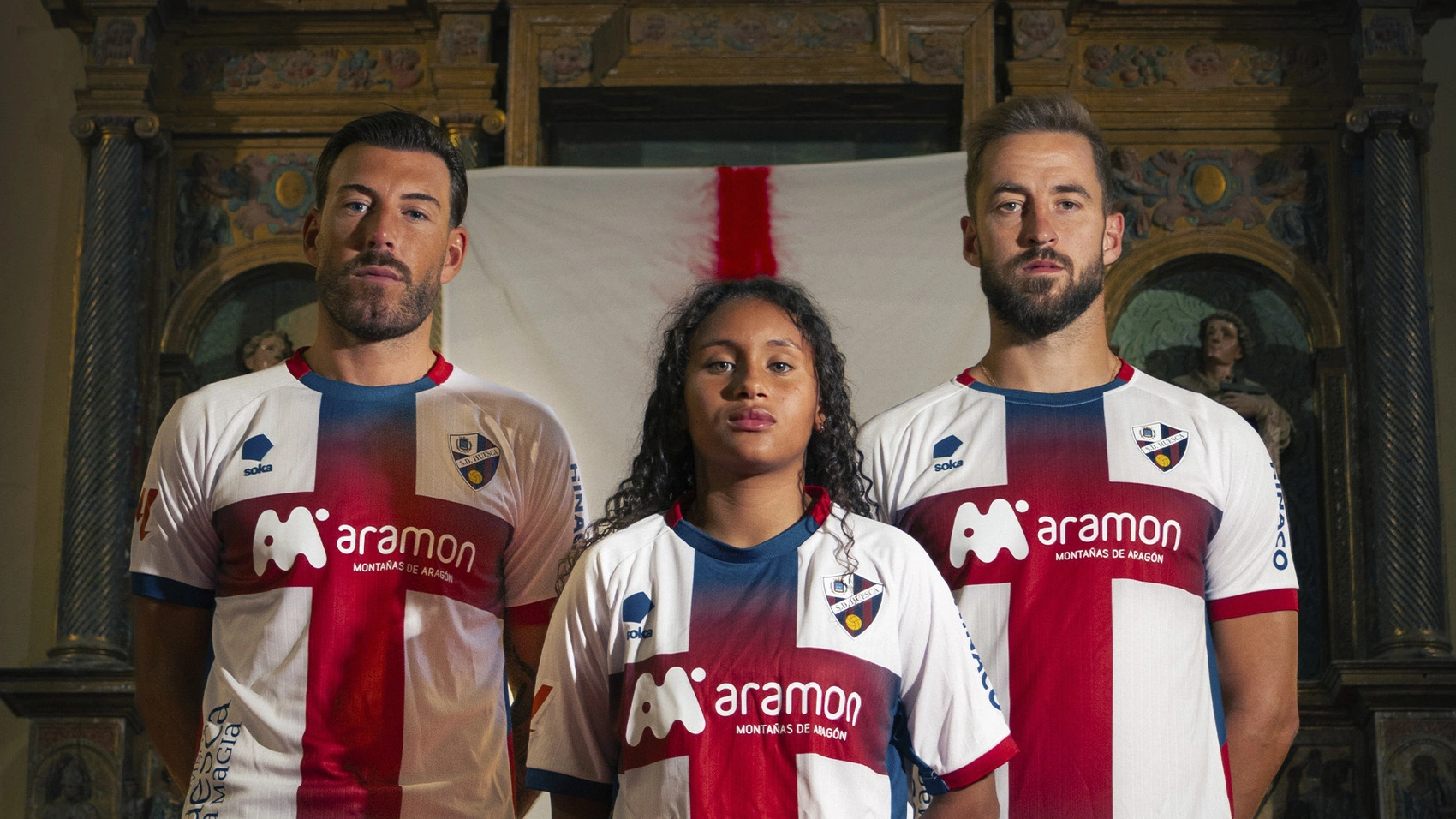 La SD Huesca vuelve a la cruz de San Jorge