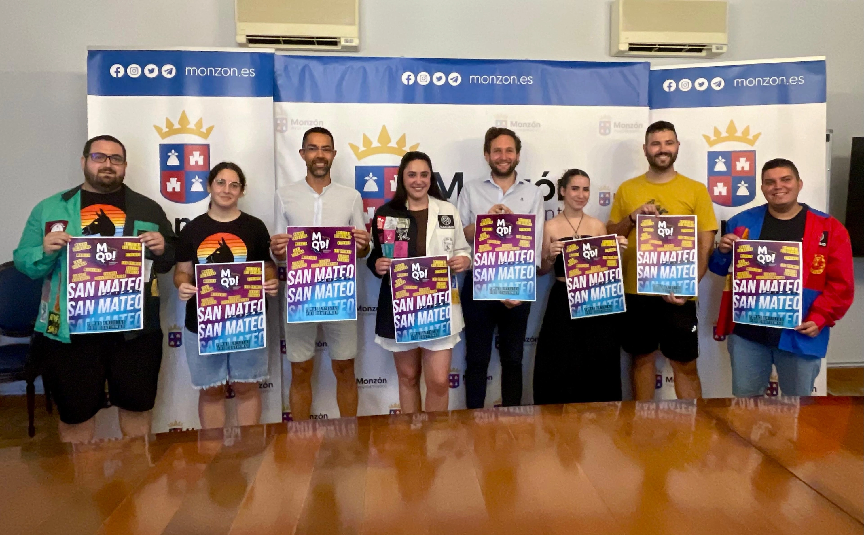 Las peñas de Monzón presentan su logo y su cartel