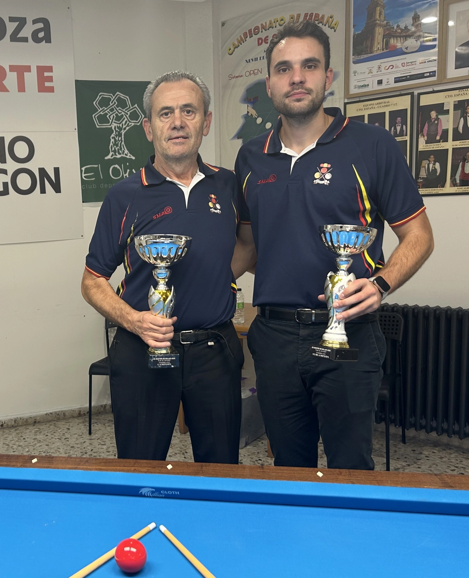 Carmelo Garcés consigue el sexto Máster de Billar con victoria ante su hijo