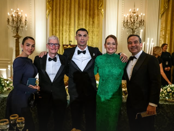 Georgina Rodríguez y Cristiano Ronaldo conocen a Donald Trump en la ...